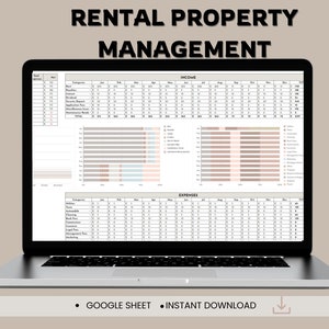 Landlord Property Management Spreadsheet, Rental Property Management ...