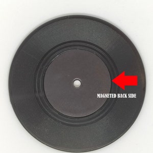 Mini Record Magnets | Music Themed Stationary | Gift for Music Lovers ...