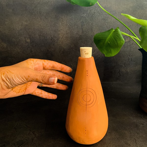 Clay Bottle - Etsy