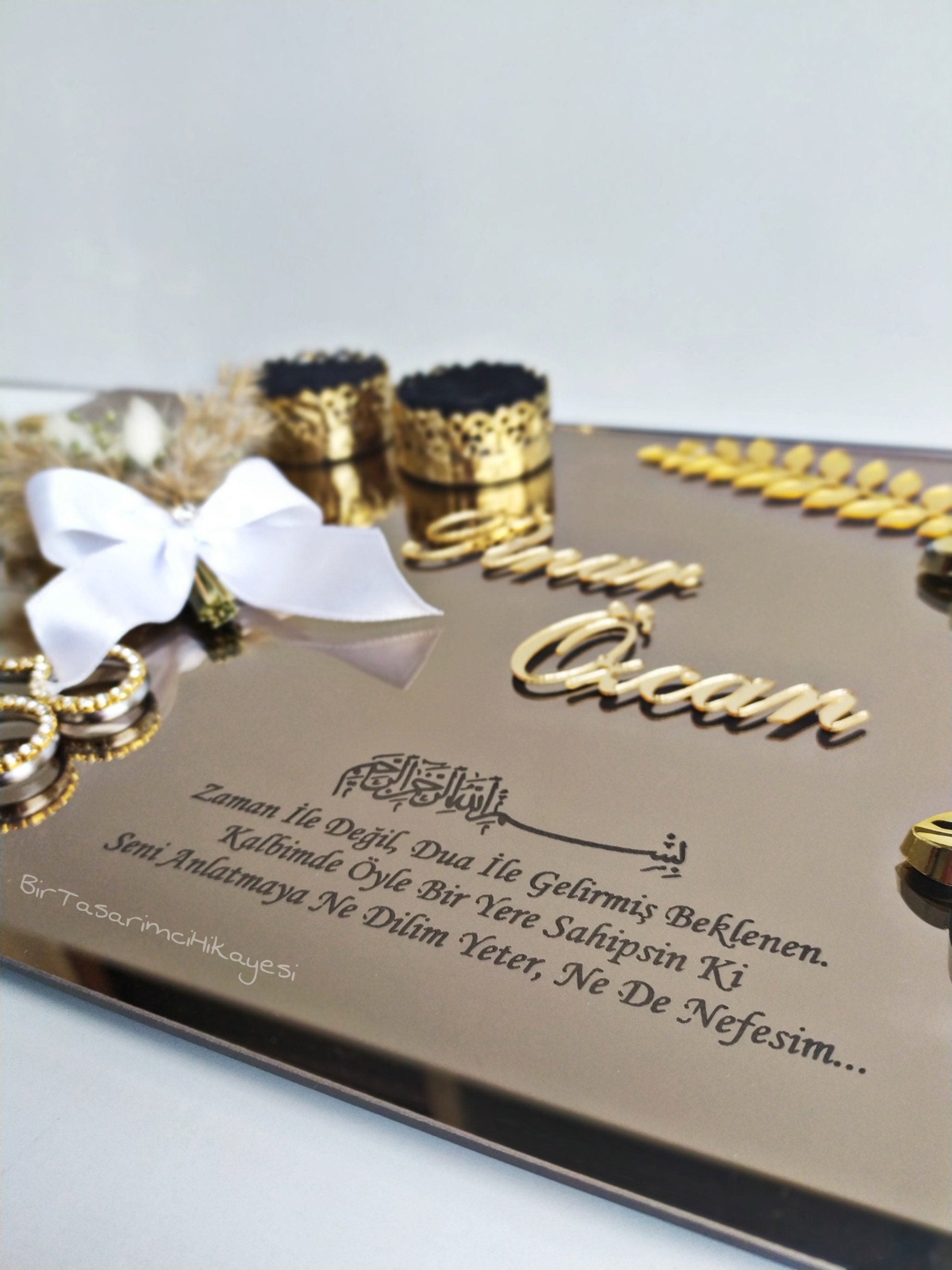 Personalized Engagement Tray Set Wedding Ceremony Gifts | Etsy