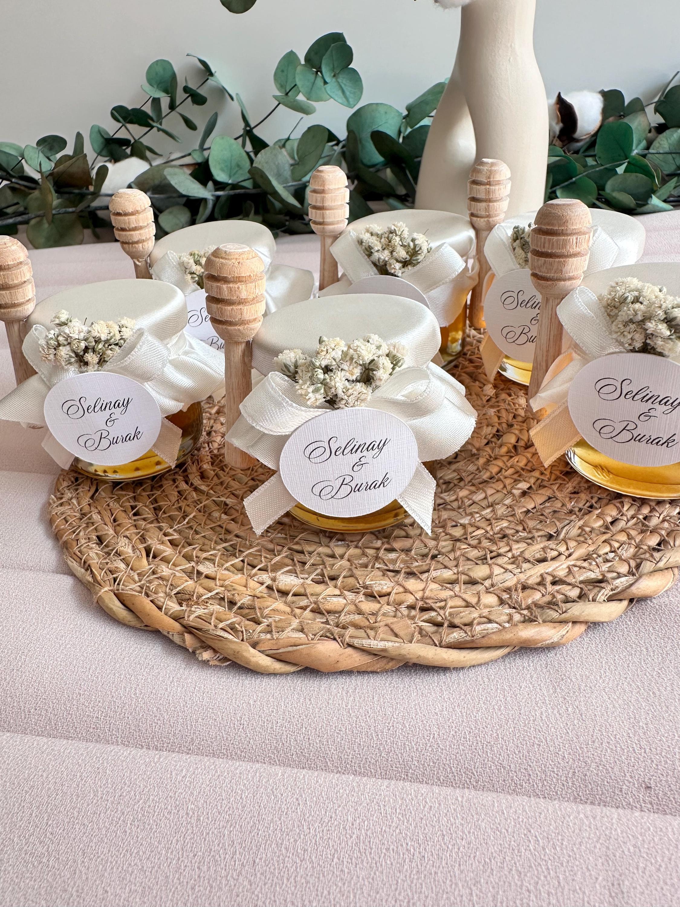 Luxury Honey Jar Favor: Wedding, Shower, and Baptism Gift - Etsy