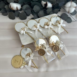 Personalized Wedding Favor Mirror: Rustic Bridal Party Gift - Etsy