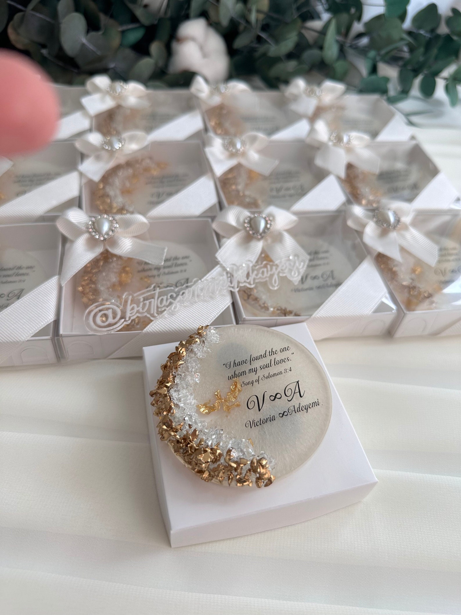 Personalized Magnet, Epoxy Magnet, Engagement Gift, Fridge Magnet, Bulk ...