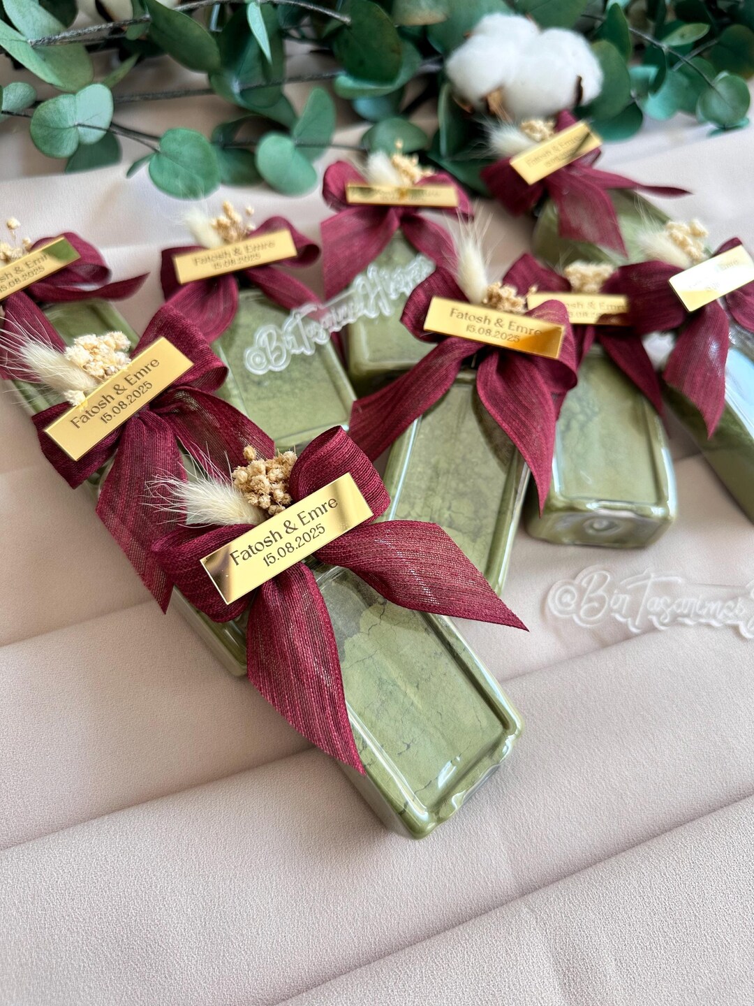 Personalized Wedding Henna Favors, Henna Party Gift, Bridal Shower ...