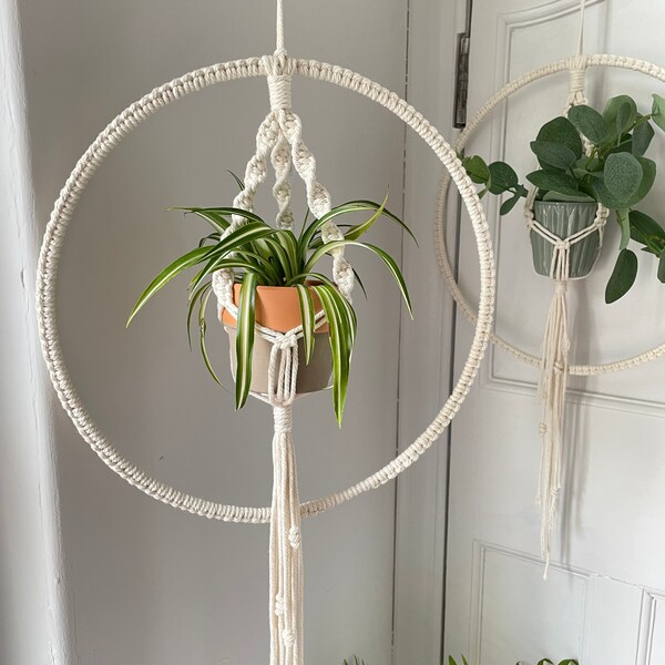 Macrame Hoop - Etsy