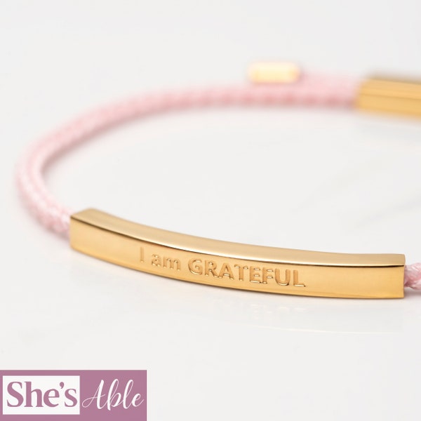 Mantra Bracelet - Etsy