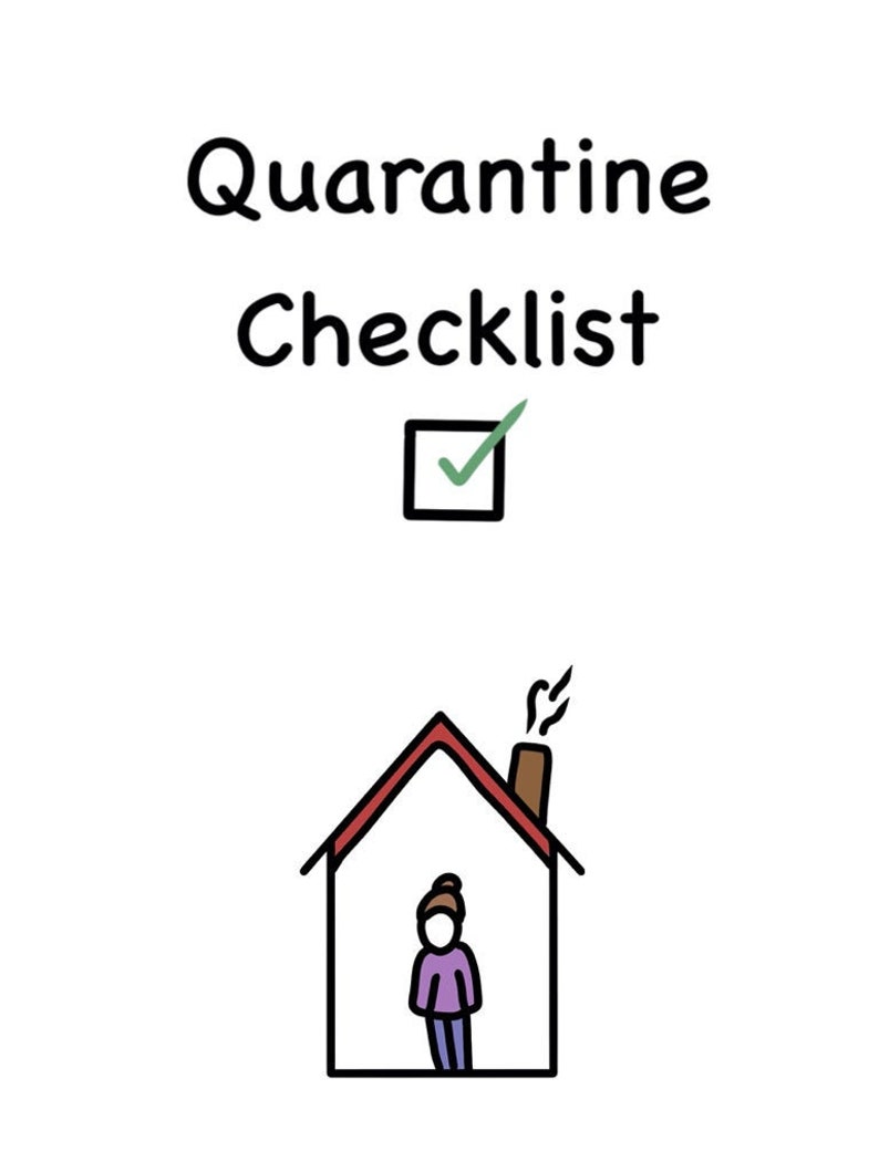 Quarantine Checklist - Etsy
