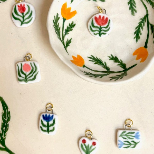 Ceramic Charm - Etsy