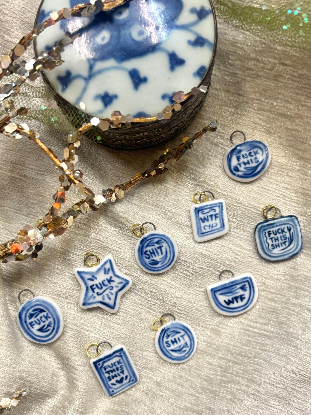 Curse Word Charms - Etsy