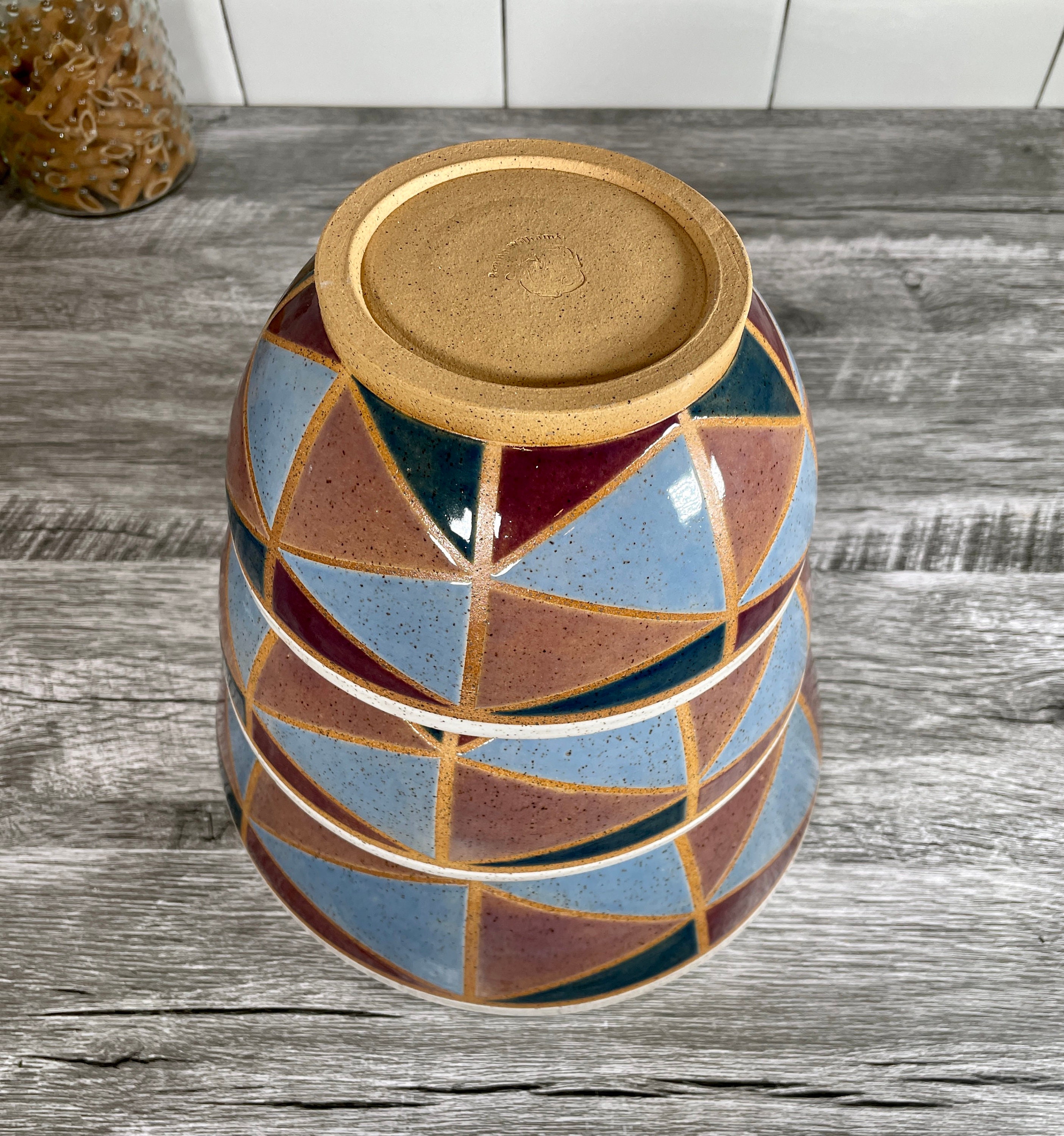 VPC098 Stunning Hand Thrown and Hand Painted Set of Three - Etsy