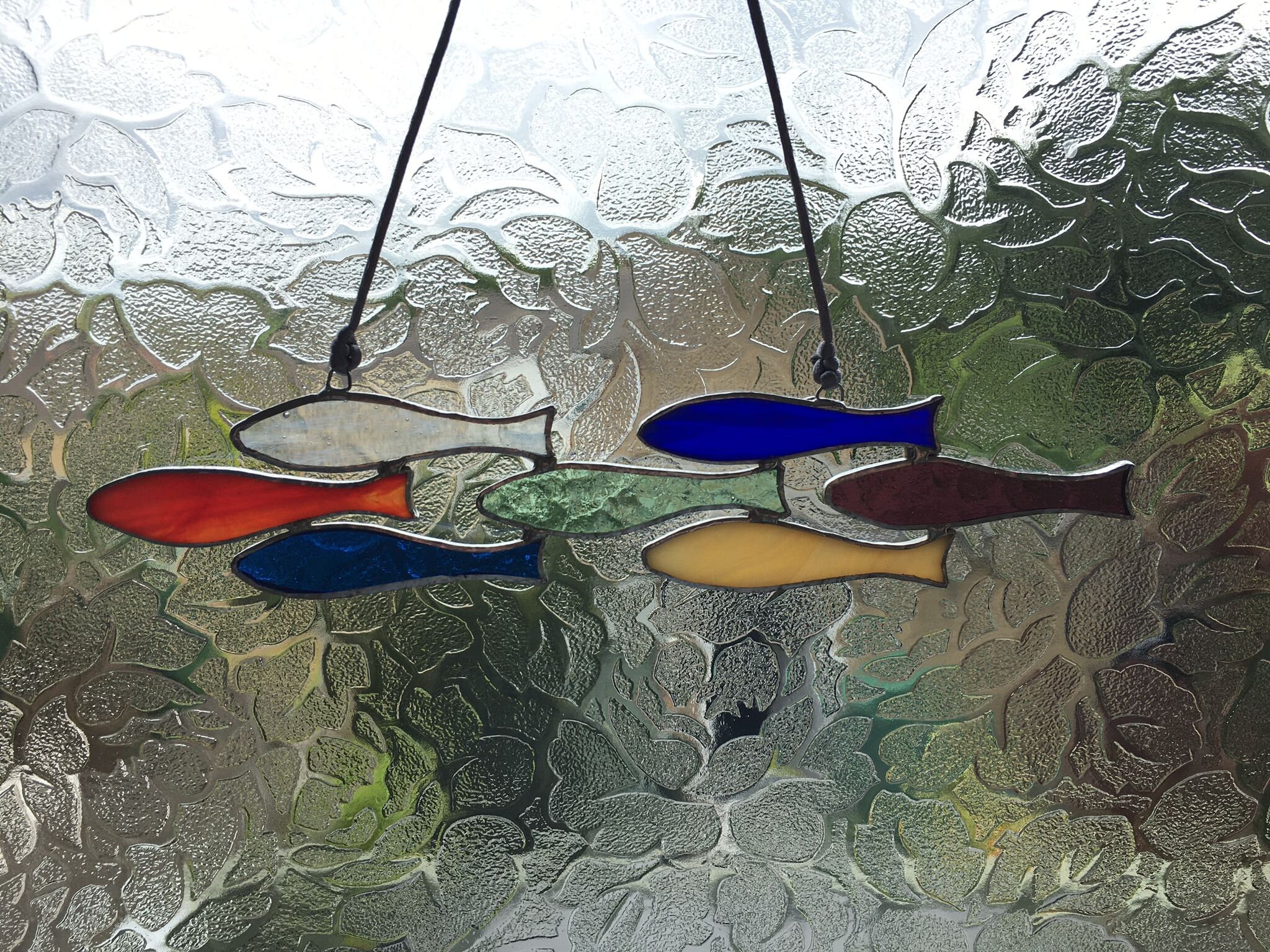 Stained Glass Fish Suncatcher - Etsy