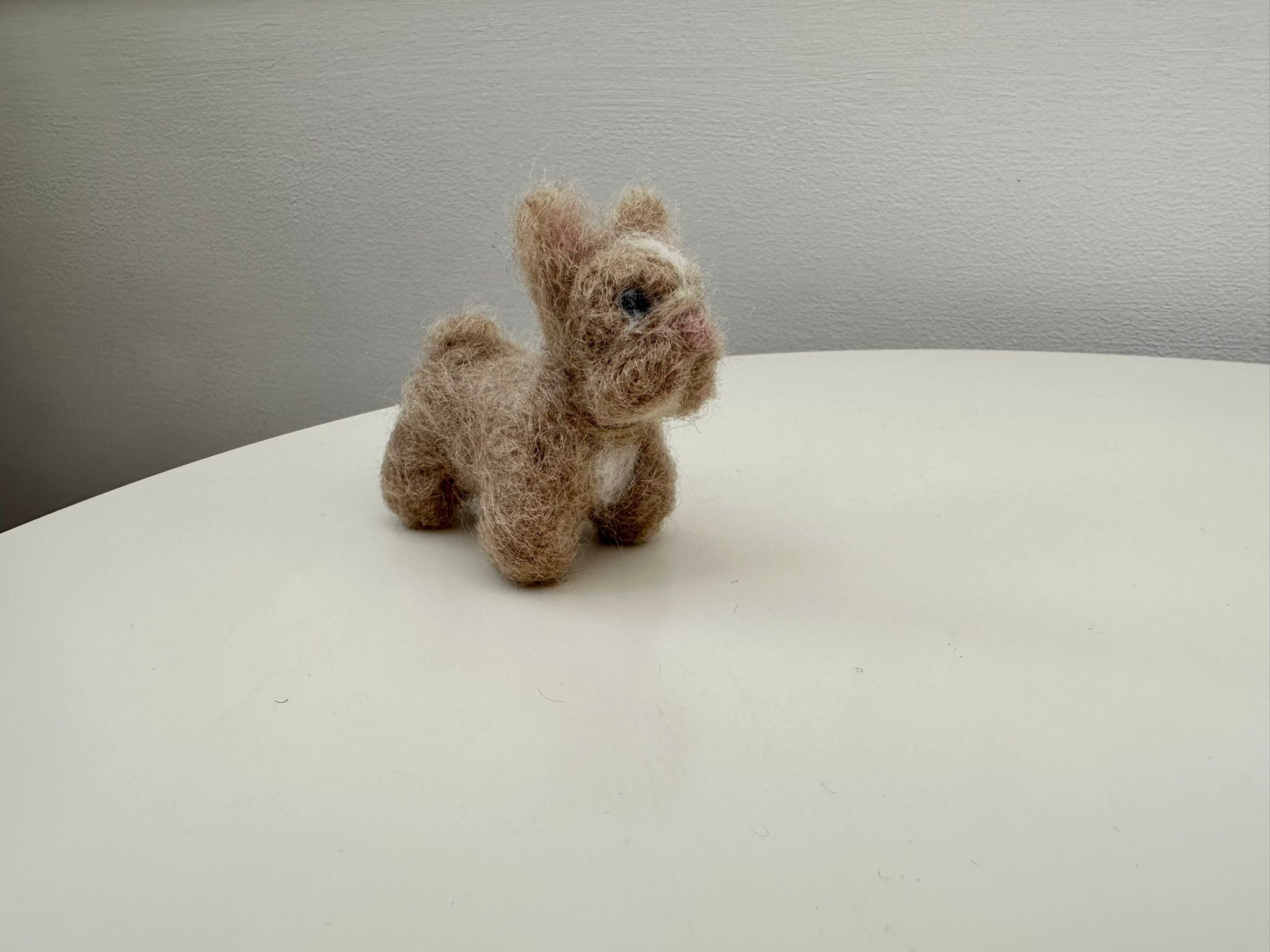 French Bulldog Made From Needle Felt - Etsy