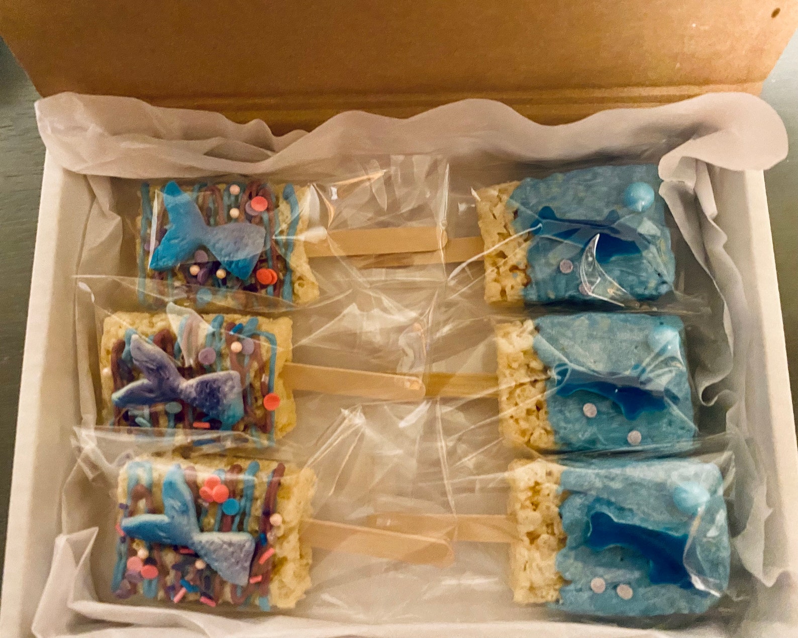 Shark, Mermaid Candy Kabobs Party Favors Treat Boxes Baby Shark ...