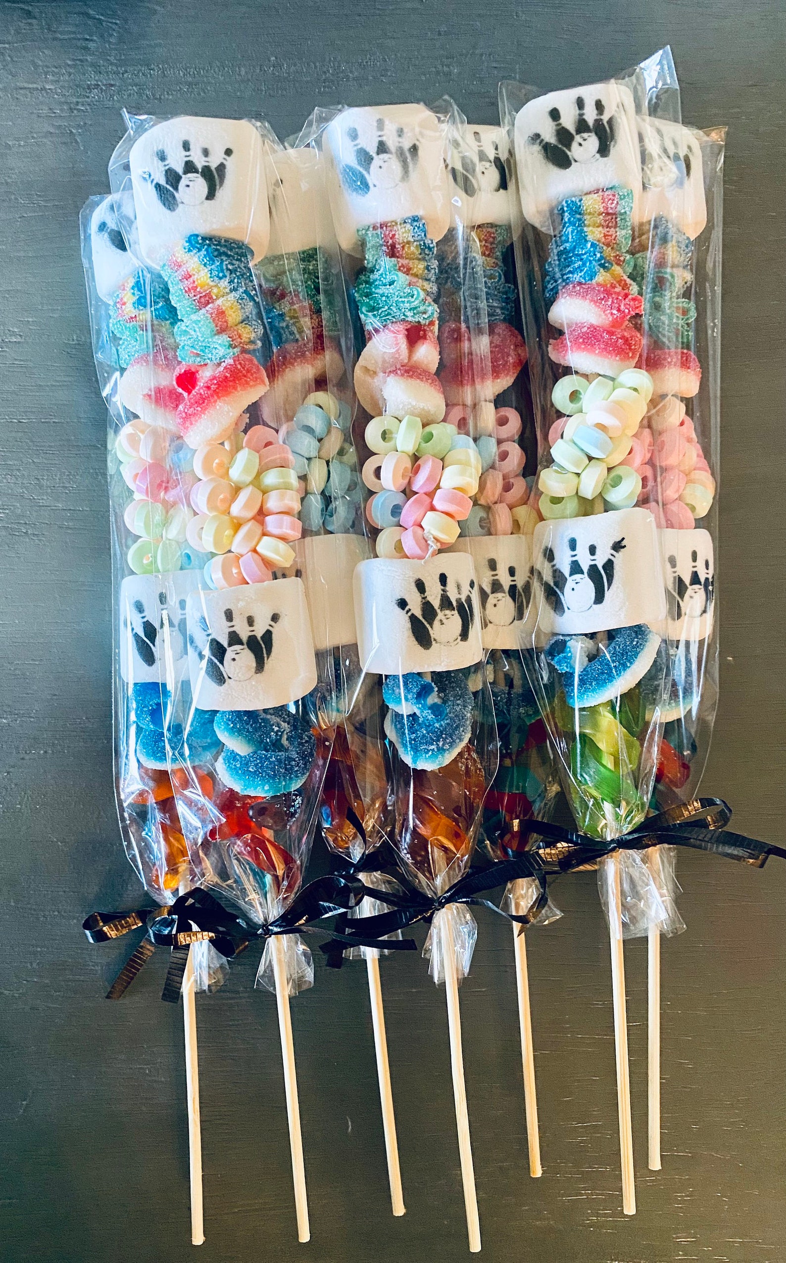 Bowling Candy Kabobs: Party Favor Treats - Etsy