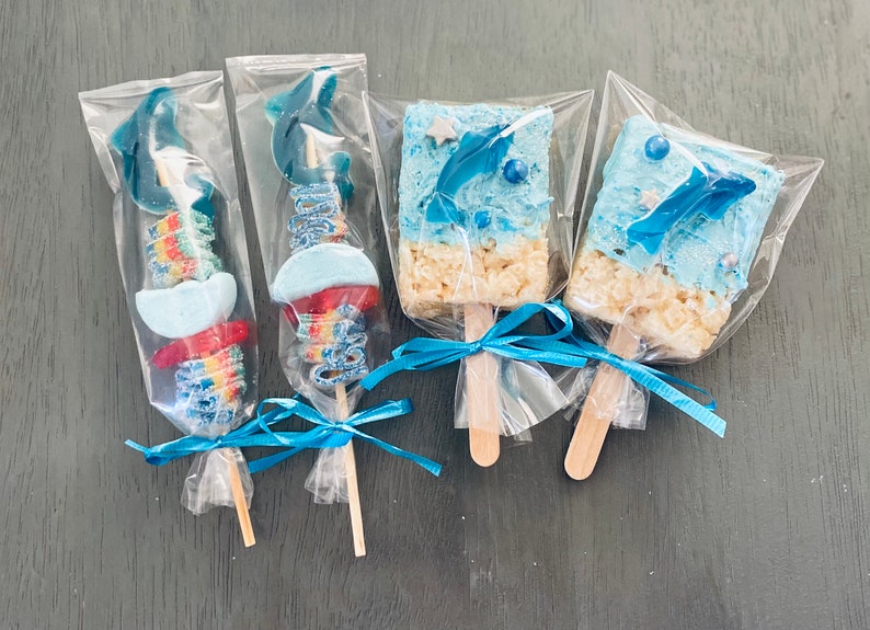 Shark & Mermaid Candy Kabobs: Party Favor Treat - Etsy