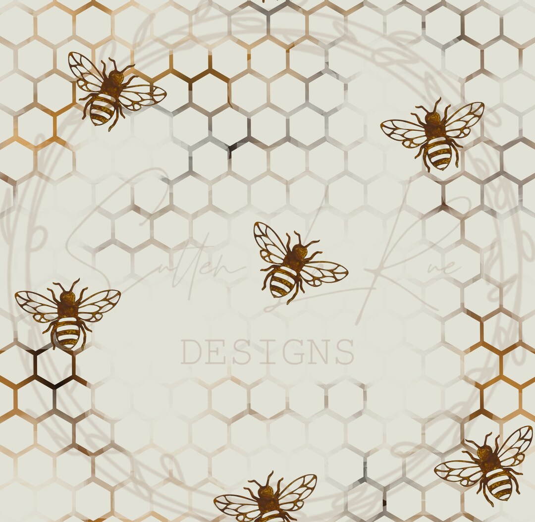 Busy Bee Seamless File - Etsy