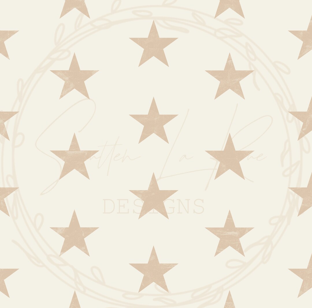 Starry Beige Night Seamless File - Etsy