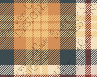 Fall Plaid Seamless File - Etsy