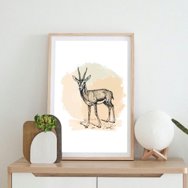 Antelope Poster - Etsy