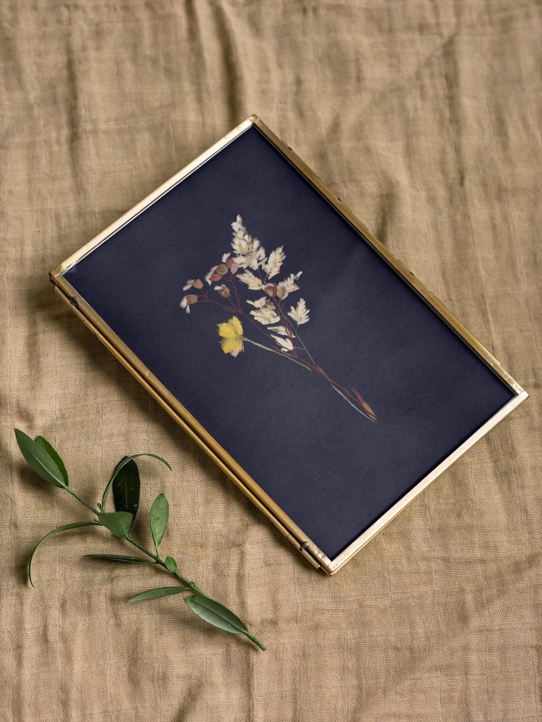 Dark Cottagecore Moody Blooms Digital Print, Eclectic Maximalism ...