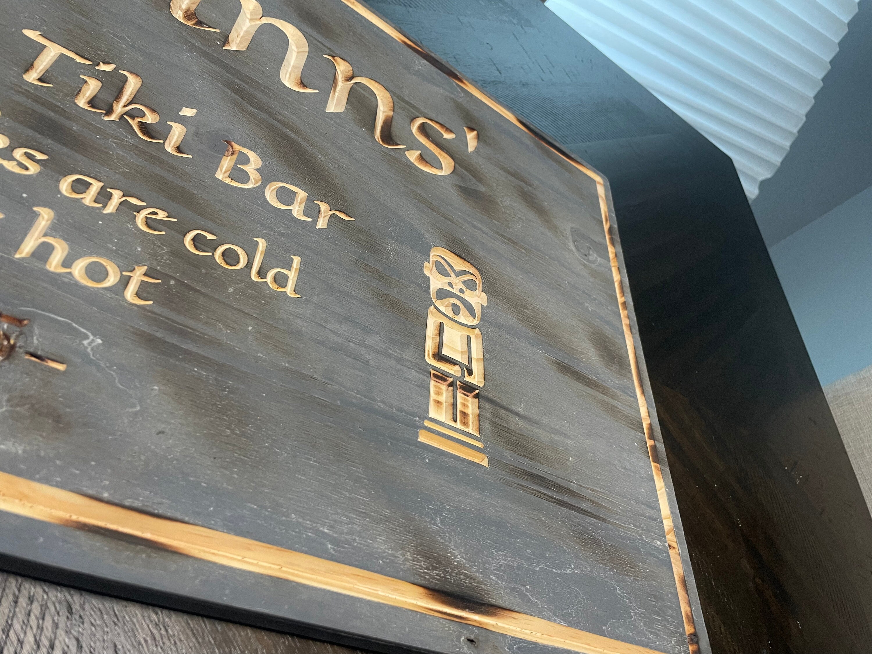 Customizable Backyard Bar Sign, Barbecue Decor for Outdoor Kitchen ...