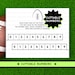 50 Box Square Grid | Grid Template | 100 Box Squares Playoffs | 25 Box ...