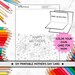 Printable Mothers Day Coloring Card Happy Mother's Day Digital Greeting ...