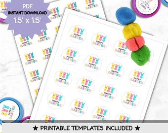 Easter Peeps Png. Sticker Template - Etsy