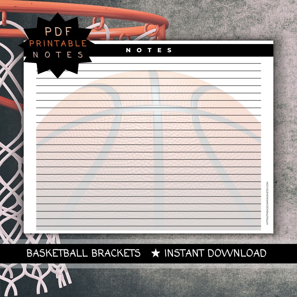 Printable Basketball Brackets Ncaa Brackets Template PDF Basketball ...