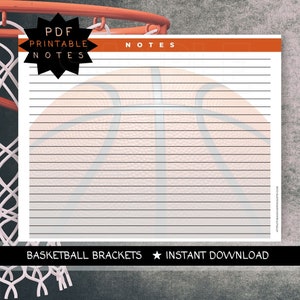 March Madness Printable Basketball Brackets: NCAA Tournament (PDF) - Etsy