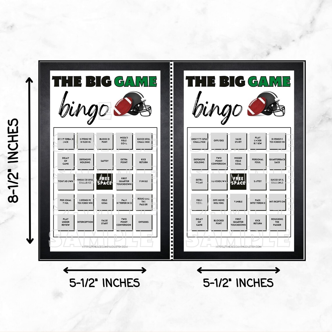 Super Bowl Bingo Printable Bingo Cards Bingo Instant Download Printable ...