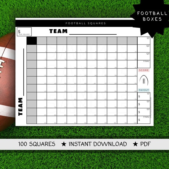 Football Pool Template Excel