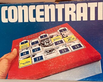 1978 Concentration Game 18th Edition by Milton Bradley Complete Very ...