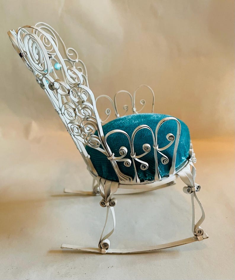 Tin Can Rocking Chair Pin Cushion, Folk Art - Etsy