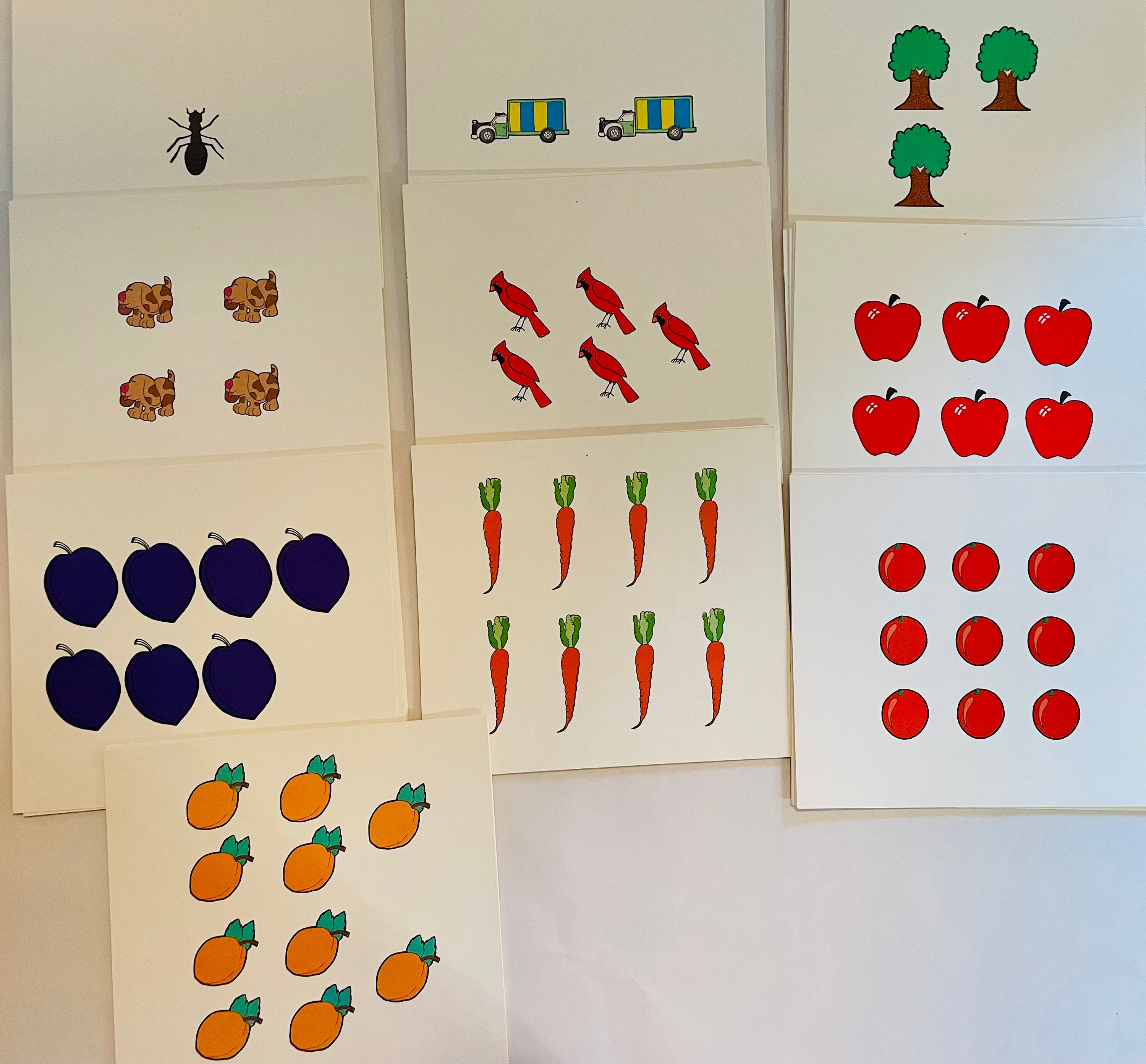 Vintage Picture-pattern Flash Cards - Etsy