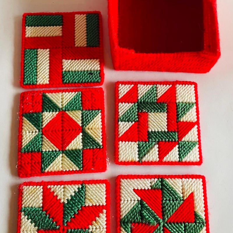 1970s Plastic Canvas Kits - Etsy