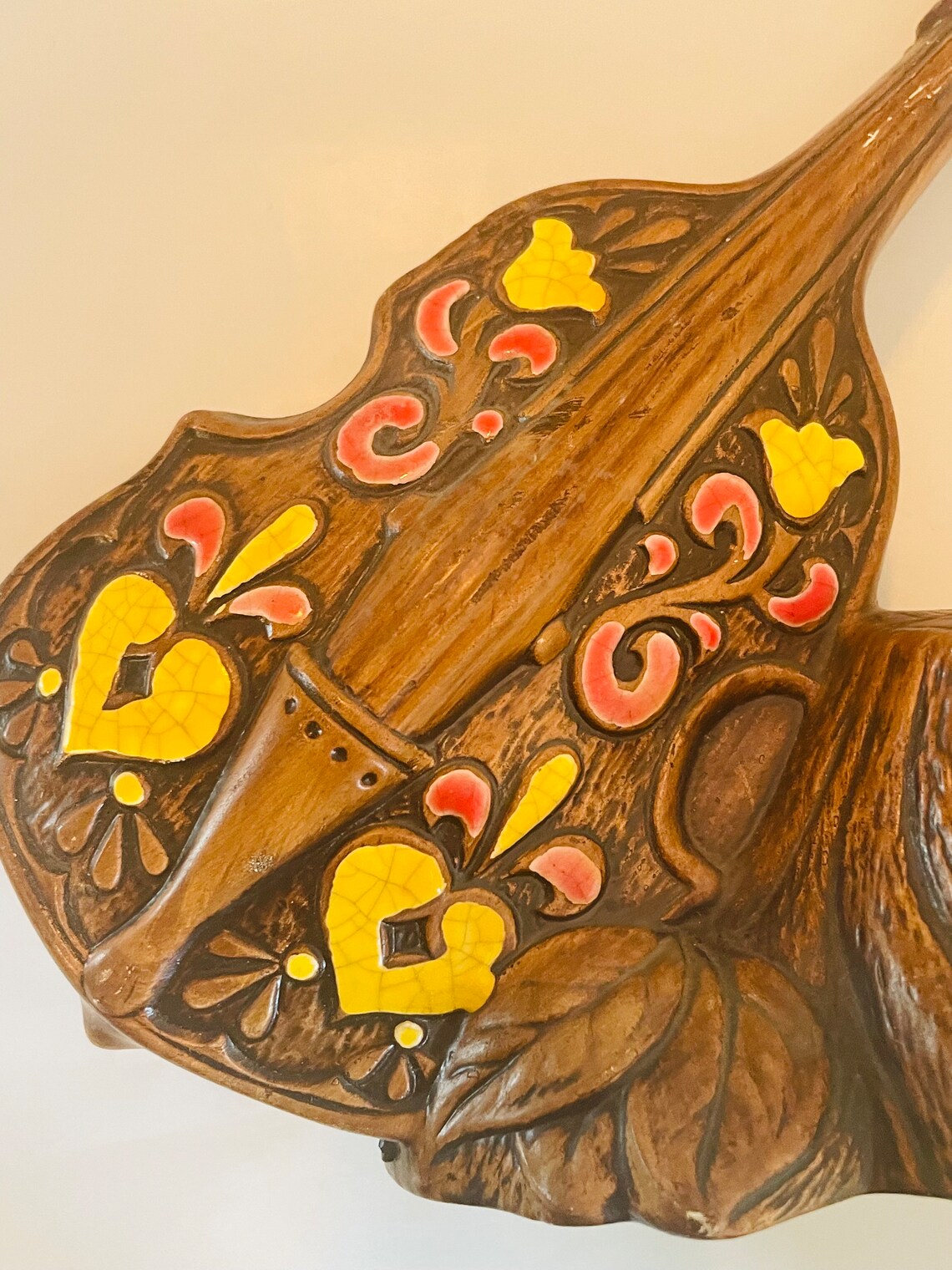 Vintage Treasure Craft Fiddle Planter - Etsy