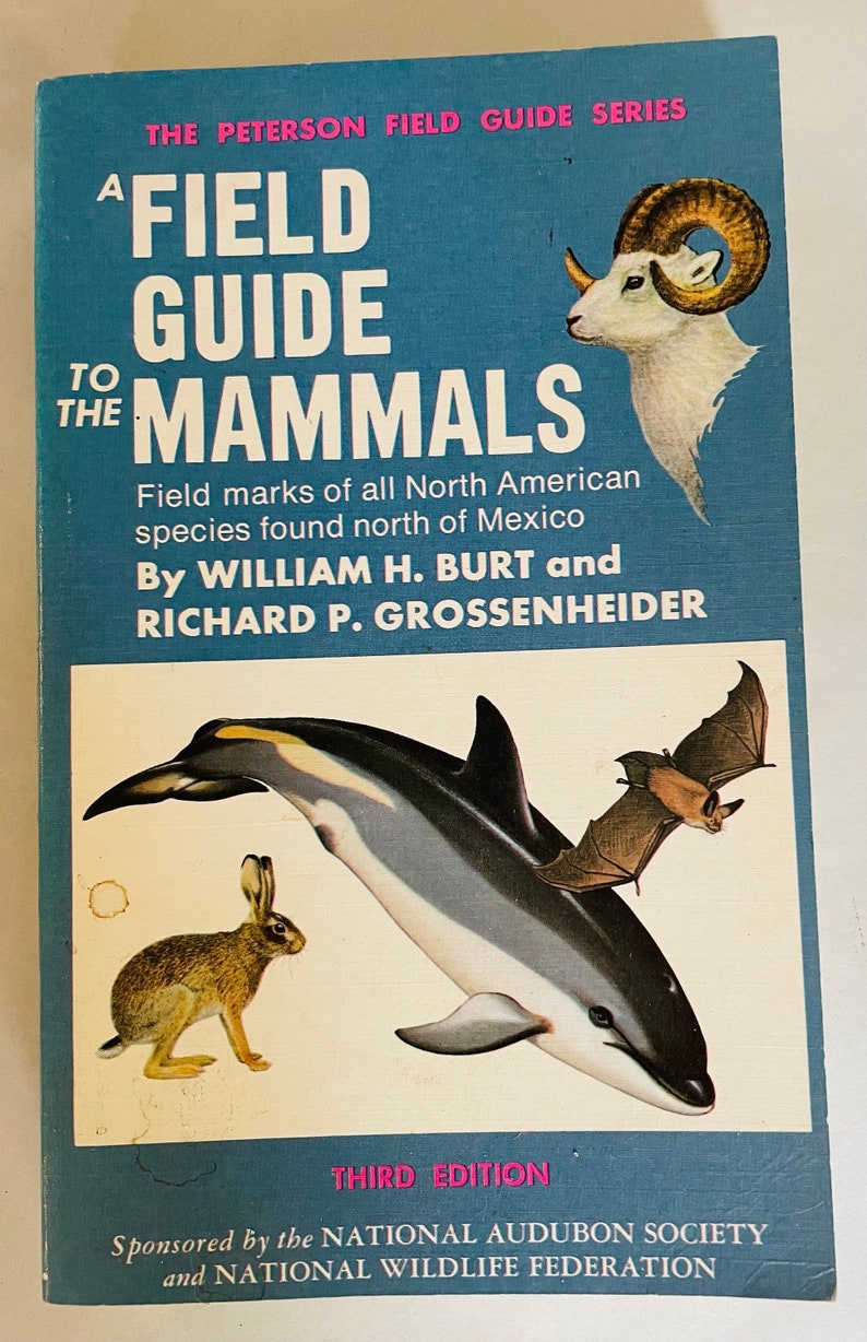 A Field Guide to the Mammals - the Peterson Field Guide Series - Etsy