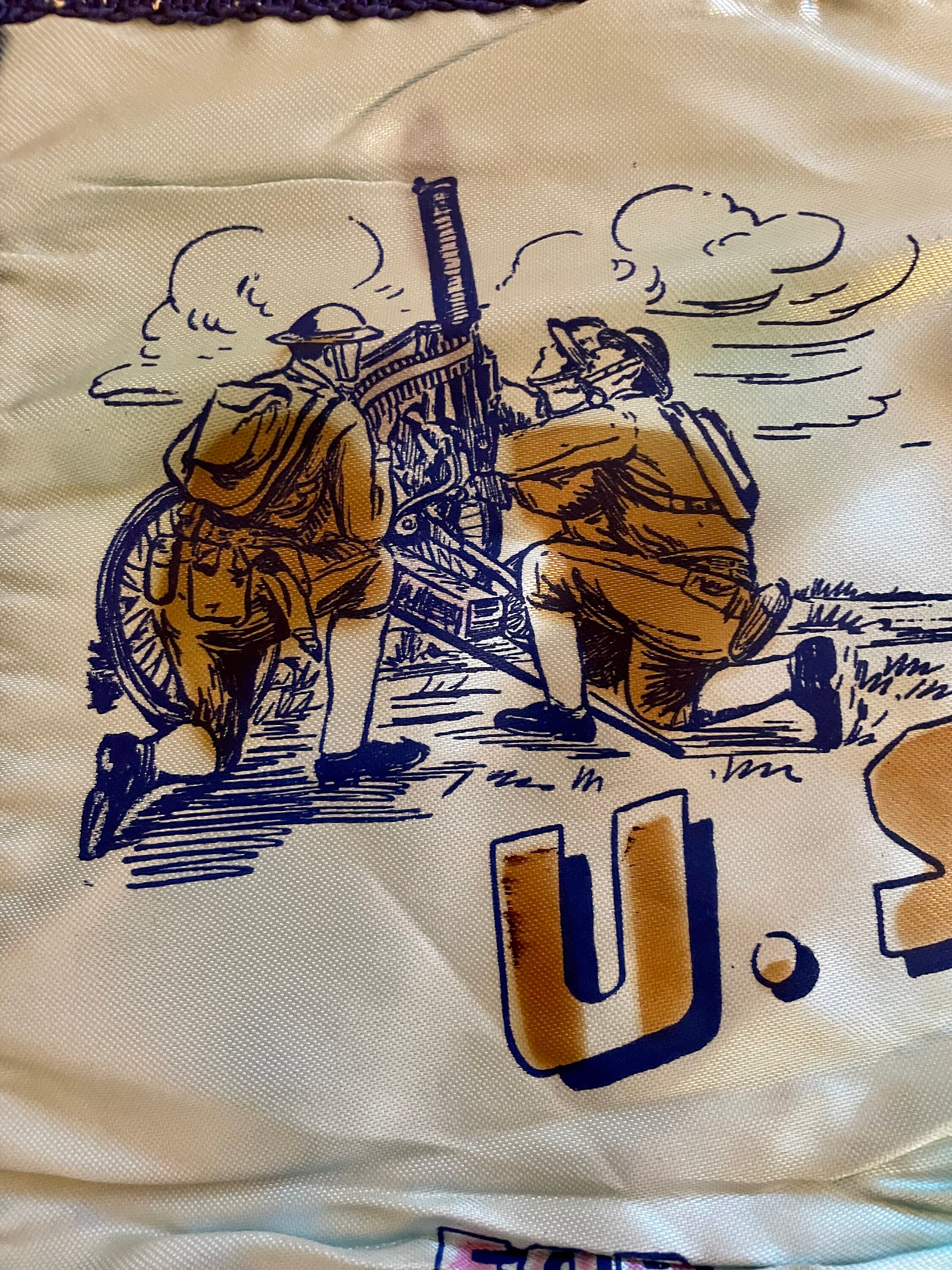 WWII Vintage Satin Pillowcase US Army Camp Phillips - Etsy