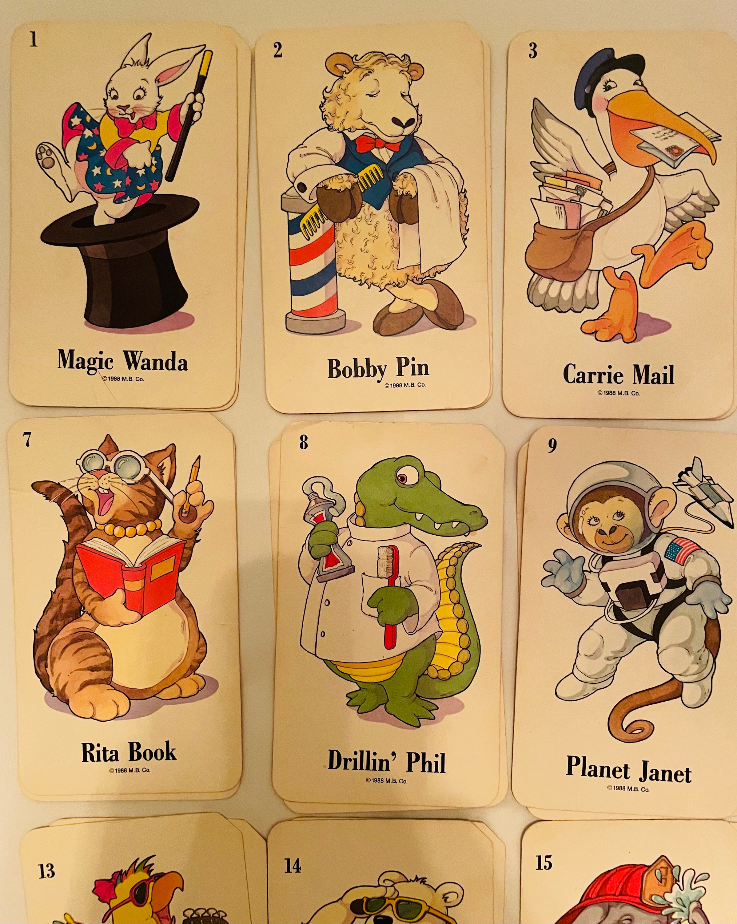 Vintage Jumbo Old Maid Cards - Etsy