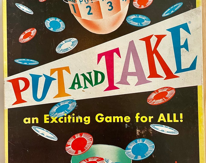 Vintage Put and Take Game Schaper Company - Etsy