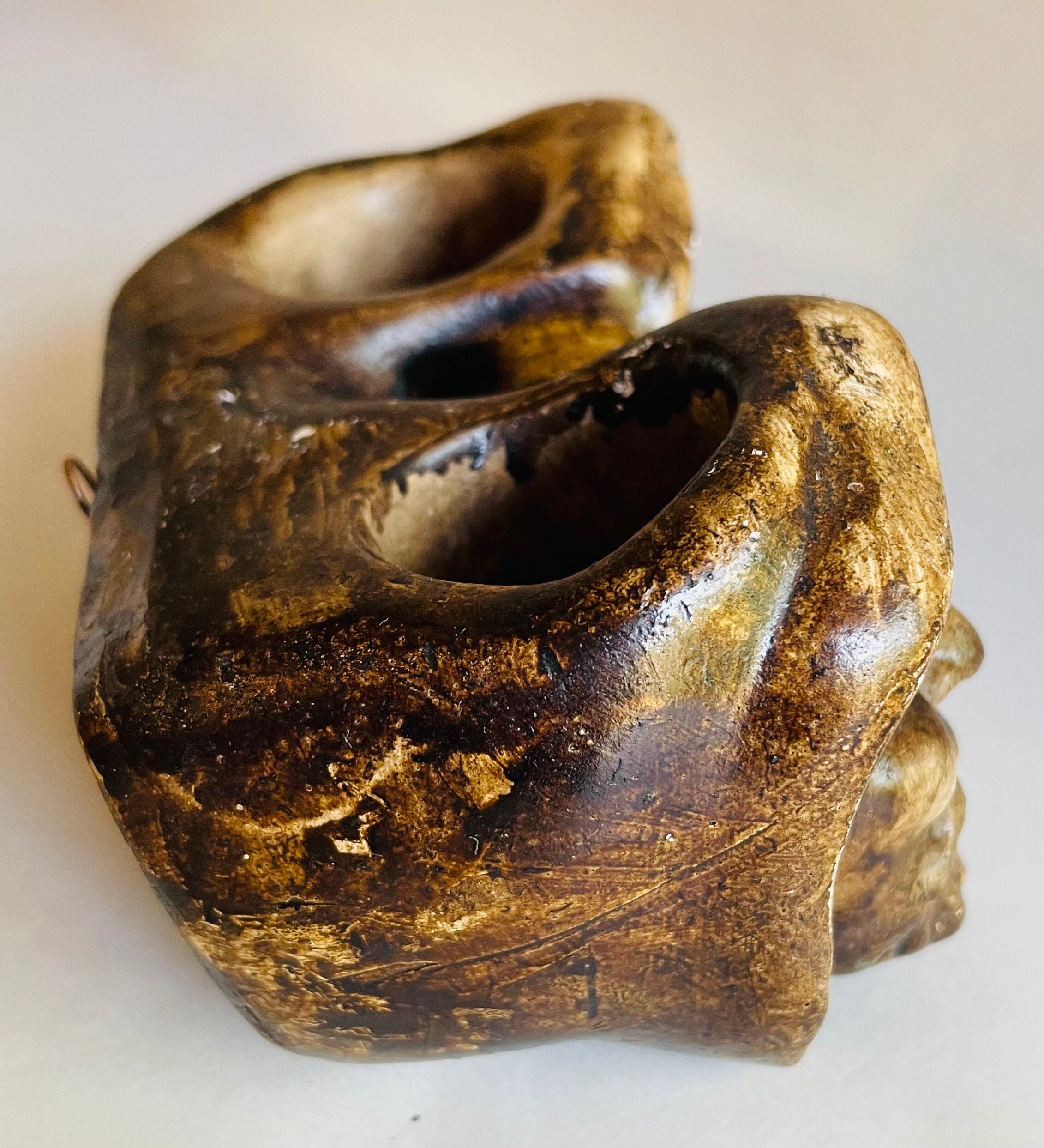 Vintage Monk Head Match Holder Wall Hanging - Etsy