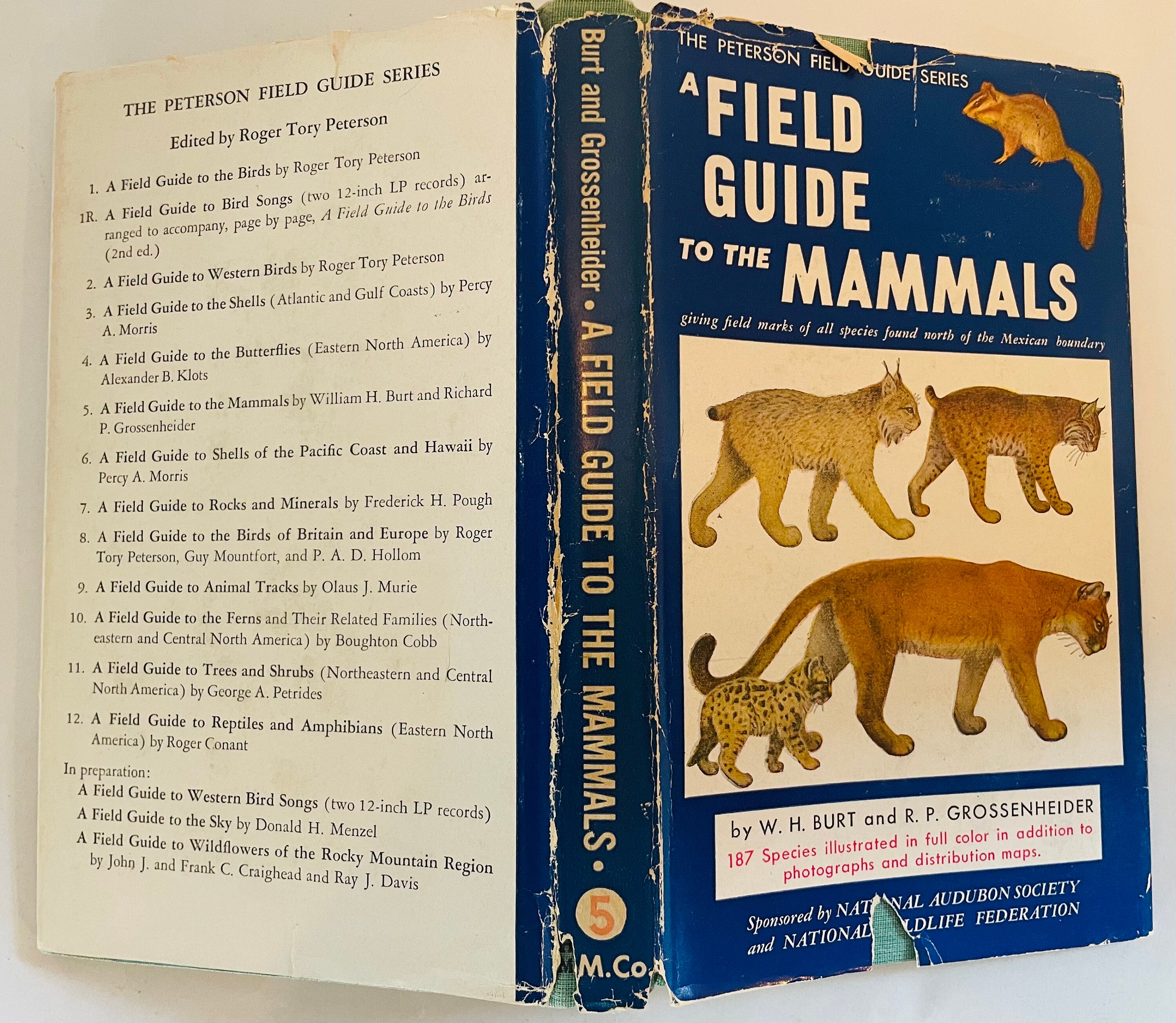 Peterson Field Guide to the Mammals Vintage Hardback - Etsy