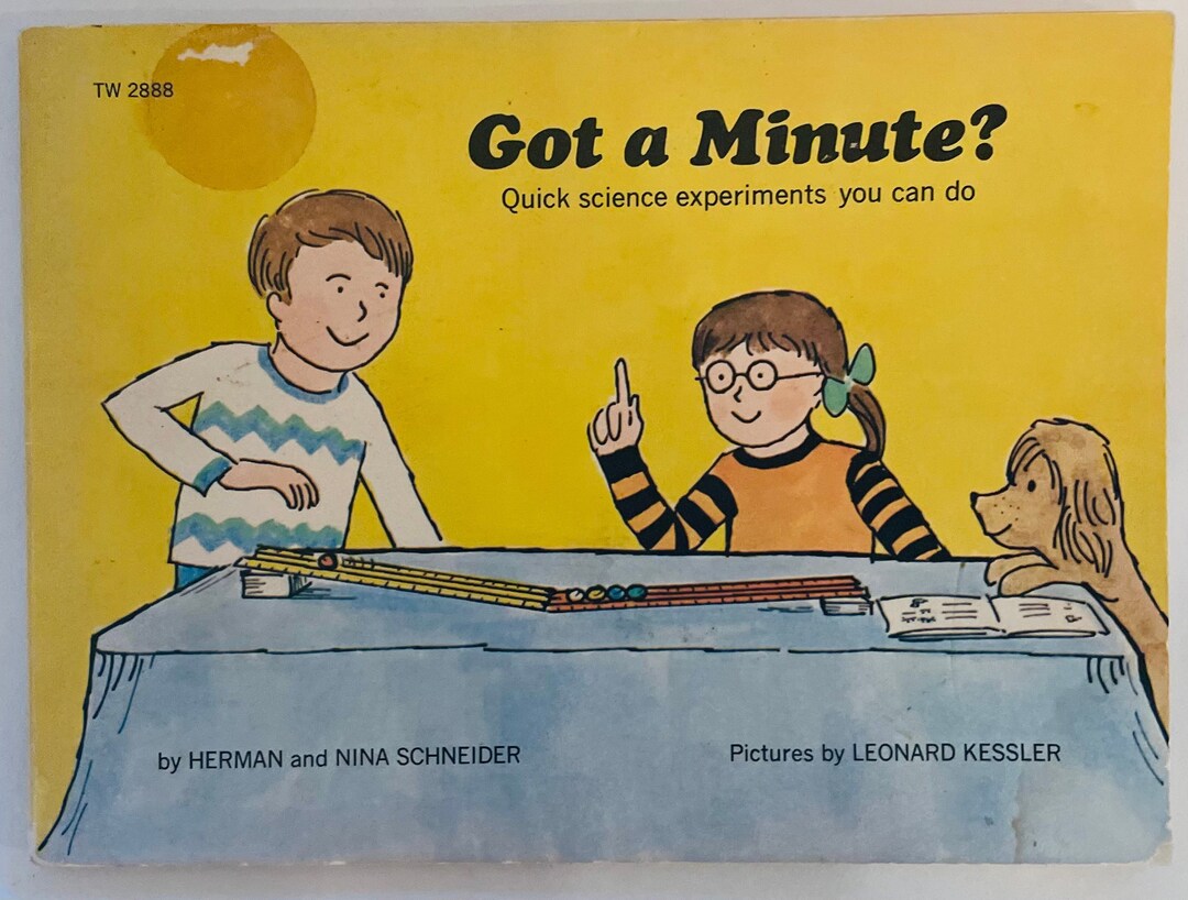 Got a Minute Quick Science Experiments You Can Do Book Vintage ...