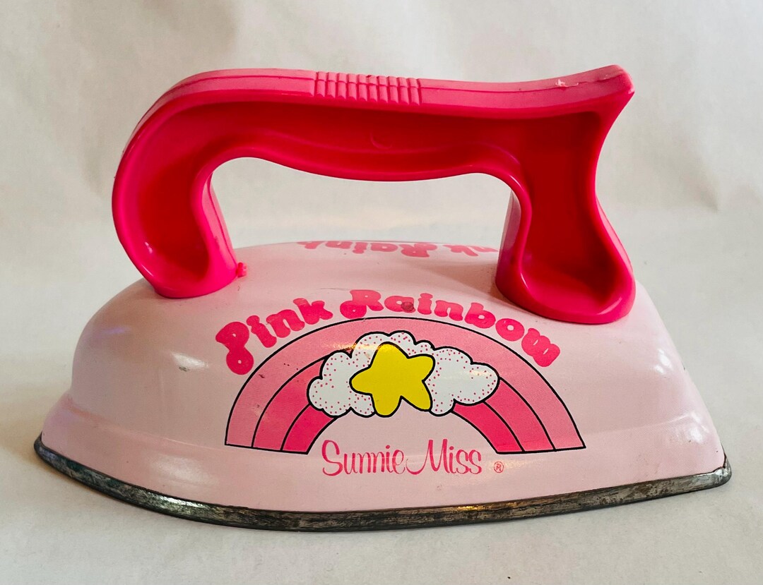 Vintage Sunnie Miss Pink Rainbow Toy Iron – Ohio Art - Etsy