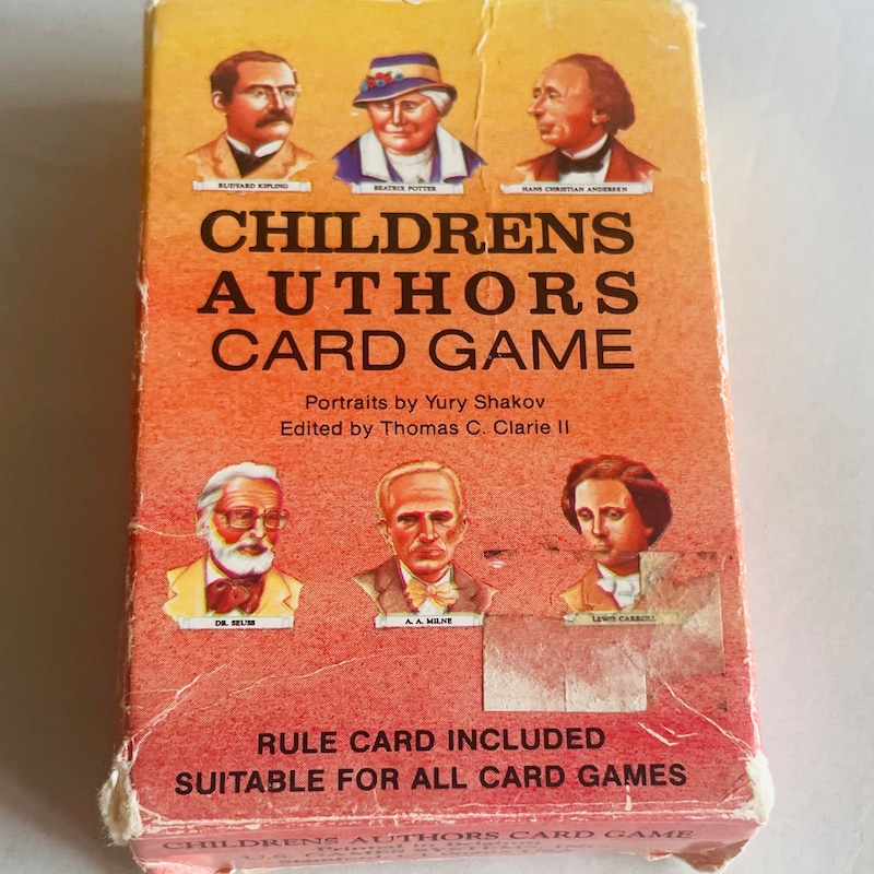 Authors Card Game - Etsy
