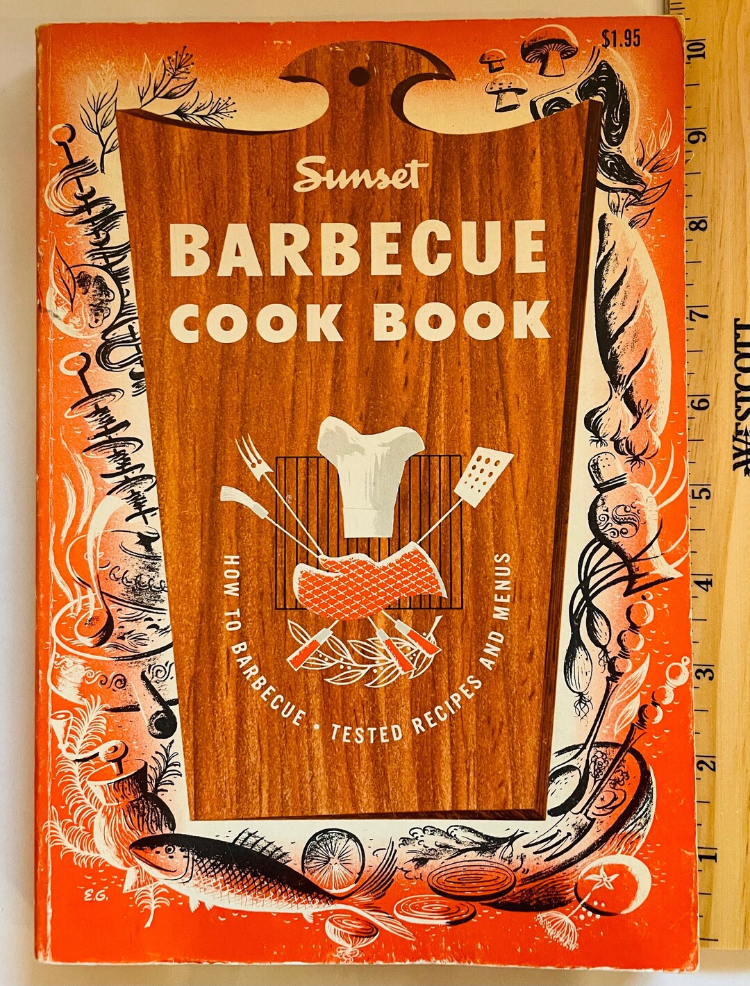 Sunset Barbecue Cook Book 1960 4th Printing - Etsy