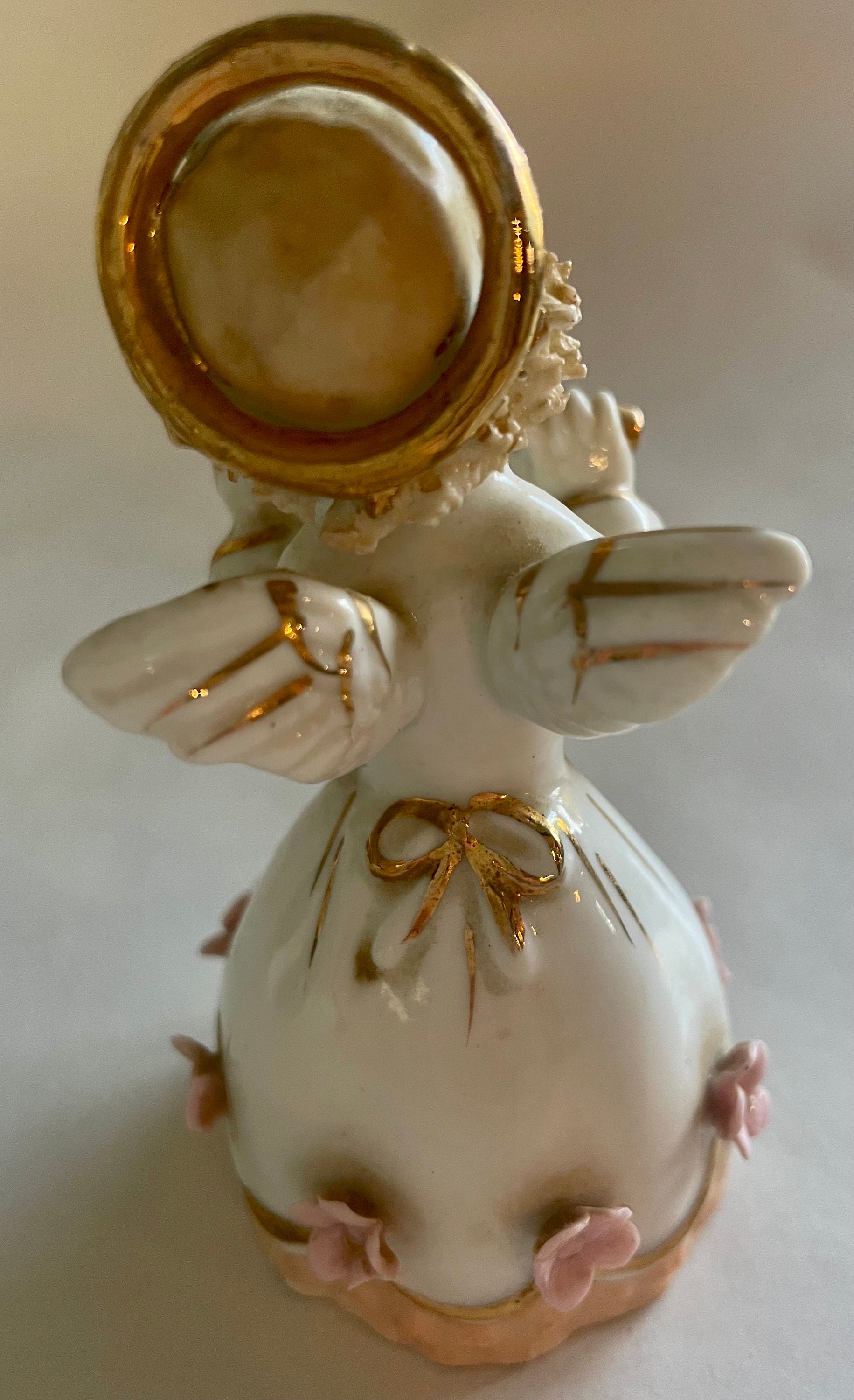 Set of Two Vintage Lefton Angels Groom and Flautist - Etsy