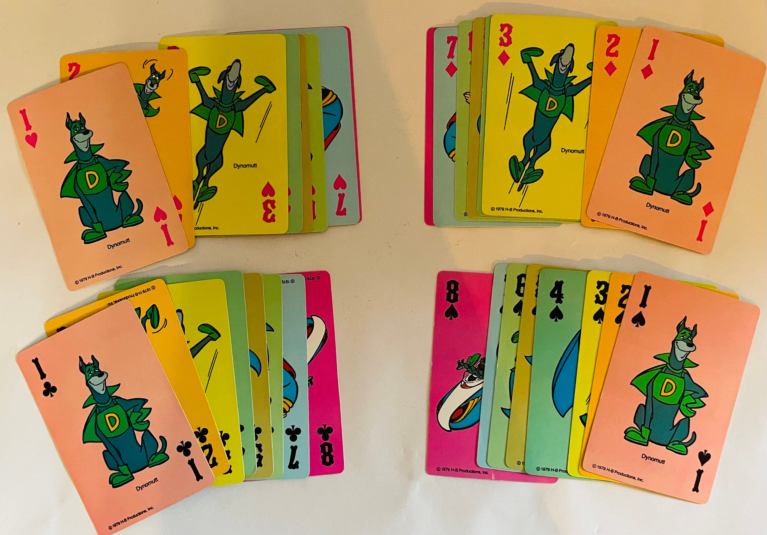 Vintage Hanna-barbera Prod. Crazy Eights Card Game Featuring Dynomutt - Etsy