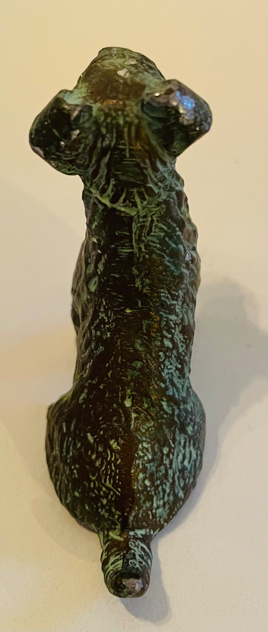 Brass or Bronze Terrier Dog Figurine With Patina Brass, Copper, Zinc - Etsy